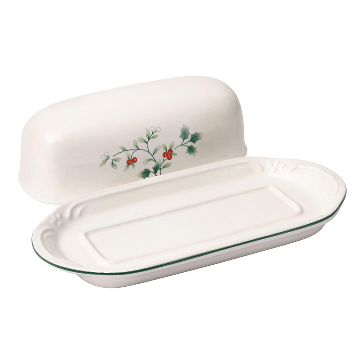 Pfaltzgraff Winterberry Covered Butter Dish Dinnerware Set, 4 Inches, 0253981325981