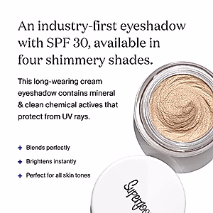 Supergoop! Shimmershade, Golden Hour - 0.18 oz - Long-wearing Cream Eyeshadow with Broad Spectrum SPF 30 Sunscreen - Instantly Brightens Eye Area - Won’t Crease, Flake or Fade