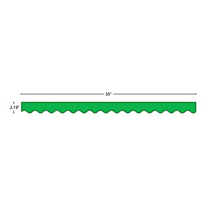 Teacher Created Resources Green Border Trim, Green (4607)