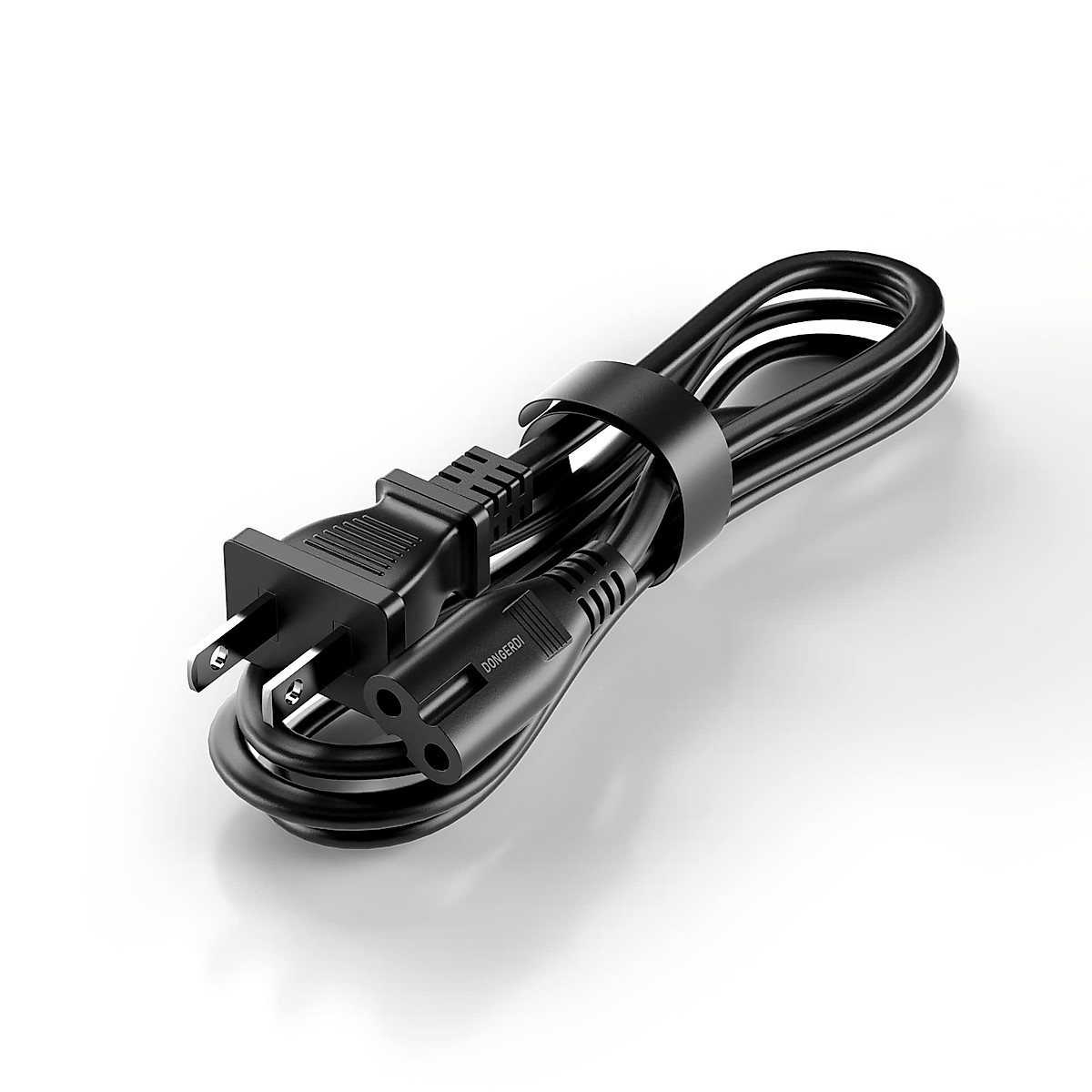 DONGERDI 6FT AC Power Cord Compatible Sony PS3 PS4 PS5 Replacement 2 Prong Power Cable