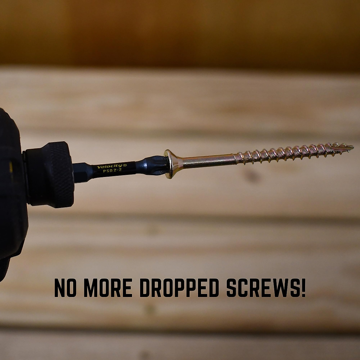 Velocity Interior 2 Inch Wood Screws Contractor Pack (Size #8, 435 Pcs) – Self Tapping Screws with Phillips Bits, Stick Tight Technology, Carbon Steel with Zinc Plating, Durable Storage Organizer