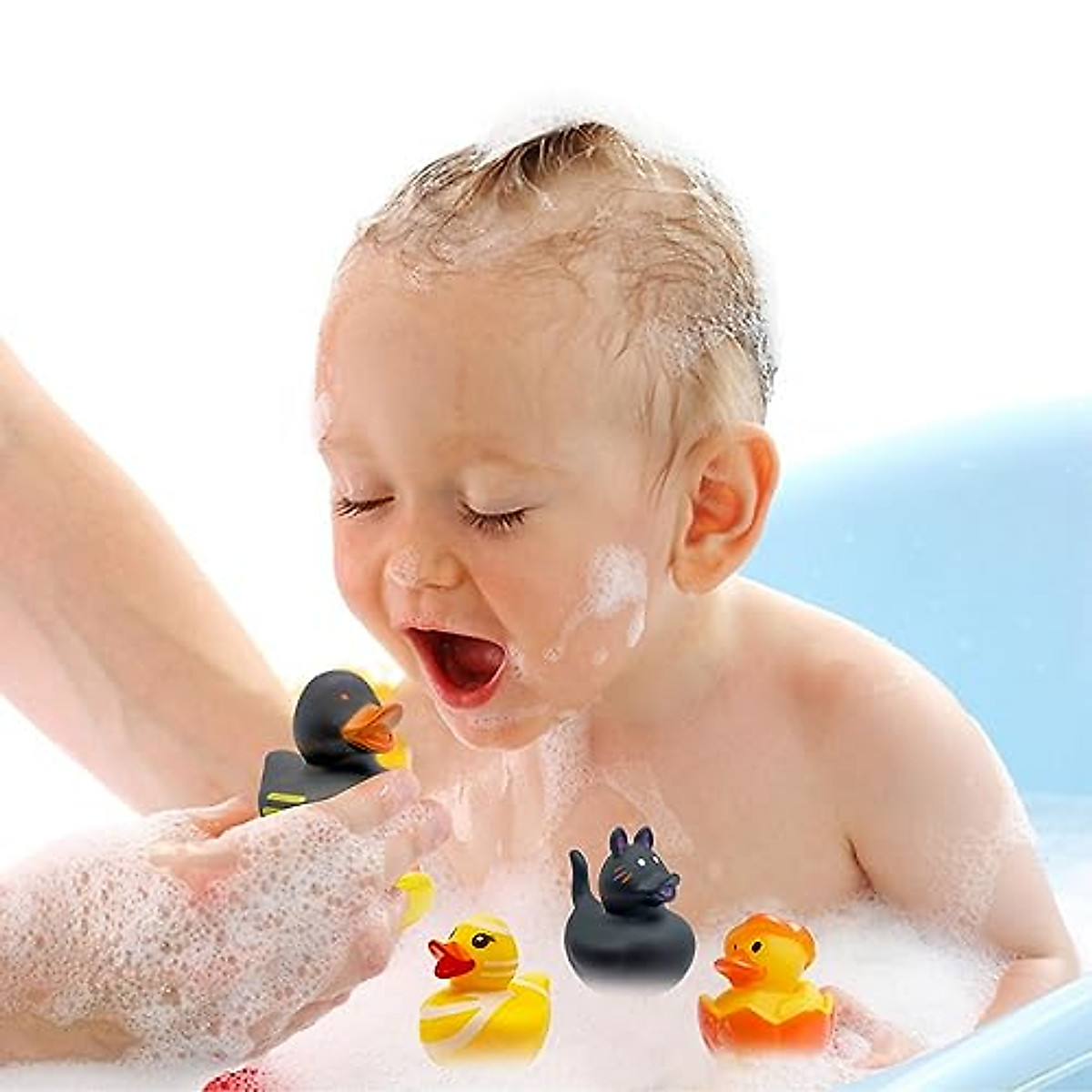 36 Pcs Halloween Rubber Ducks,Baby Showers Accessories Jeep Duckies Bath Toys for Kids Halloween Party Favors,Gift Exchange (Halloween)