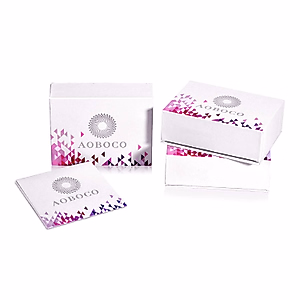 AOBOCO Sterling Silver Leverback Earrings with Simulated March Birthstone Crystals from Austria, Hypoallergenic Simulated Aquamarine Earrings, Fine Birthday Jewelry Gifts for Women Grandma Wife Mom