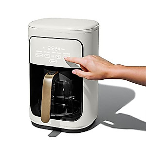 CYLEXO 14 Cup Programmable Coffee Machine,1200-Watt System Brews Extra Hot Coffee,White Icing by Drew Barrymore,White Icing (Size : One Size)