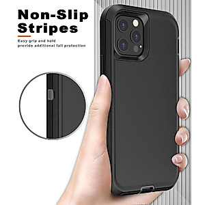 Protebox for iPhone 13 Pro Max Case, [Shockproof/Dust-Proof] Heavy Duty Protection Cover Case for iPhone 13 Pro Max 6.7 inch (Black/Gray)