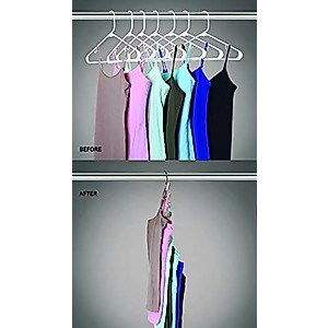 Jokari Multi Hook Hanger, Best for Space Saving Multi Use Clothes Organizer, See Clothing at a Glance with Pull Up Design, Save Room in Your Closet