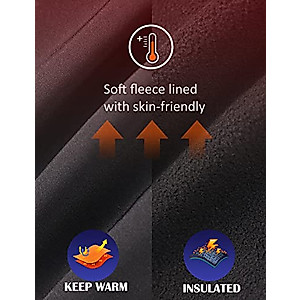 BALEAF Women's Fleece Running Jacket Half-Zip Cold Weather Gear Thermal Shirts Tops Athletic Pullover Workout Winter White Large