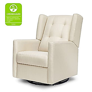 DaVinci Maddox Recliner and Swivel Glider in Natural Oat, Greenguard Gold & CertiPUR-US Certified