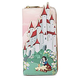 Loungefly Disney Snow White Castle Scene Zip Around Wallet