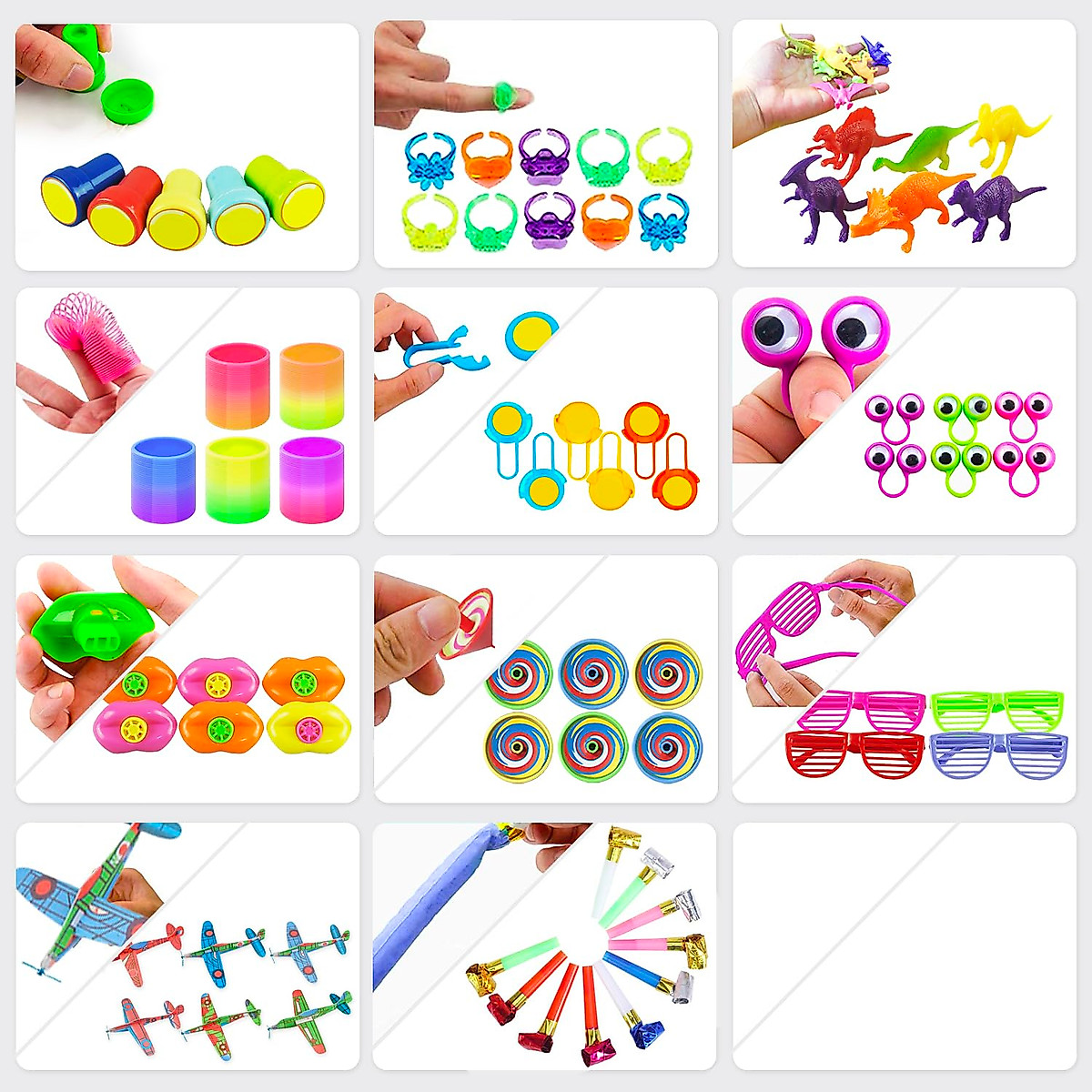 Hhobby Stars 210 PCS Party Favors Toy Assortment for Kids,School Classroom Rewards and Carnival Prizes, Pinata Filler Toys Kids Birthday Party, Bulk Treasure Box Boys Girls