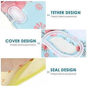 Healifty 4pcs Wet Wipe Pouch Dispenser Reusable Refillable Baby Wipes Bag Handy Travel Wipes Holder Case Diaper Bag