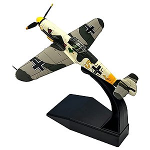 1/72 Scale WWII German Messerschmitt BF109 Metal Fighter Military Model Diecast Plane Model Gift Ornament Collection