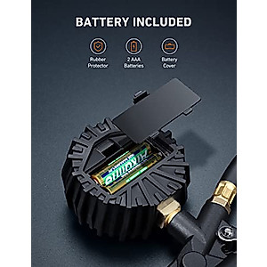 AstroAI Digital Tire Pressure Gauge with Inflator, 250 PSI Air Chuck and Compressor Accessories Heavy Duty with Quick Connect Coupler, 0.1 Display Resolution, Car Accessories for SUV, Truck, RV