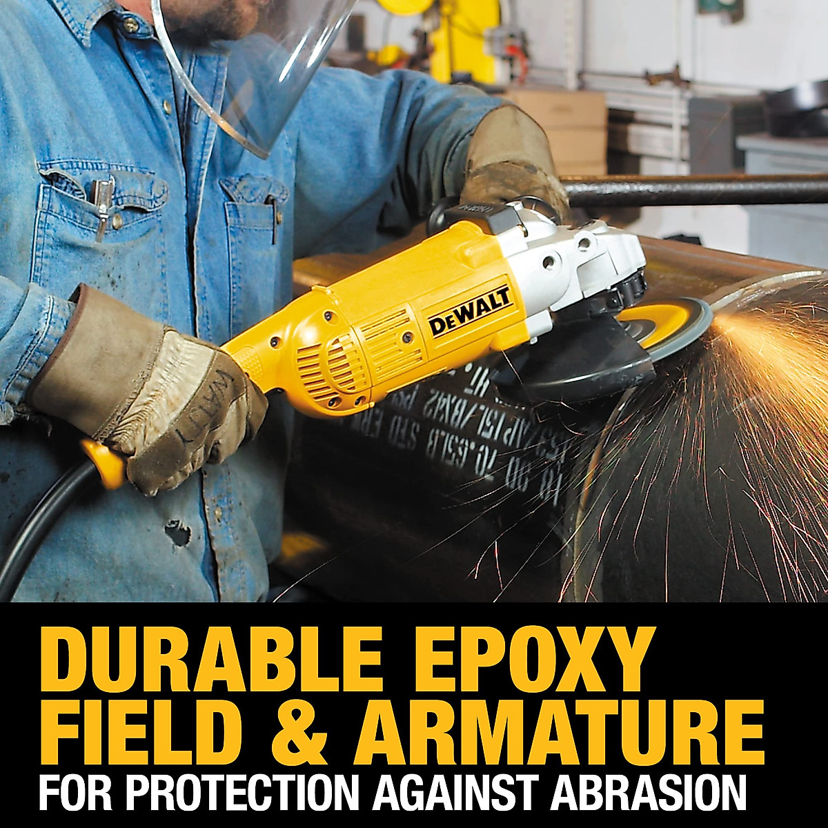 DEWALT Angle Grinder Tool, 7-Inch/9-Inch, 5.3-Horsepower (D28499X)