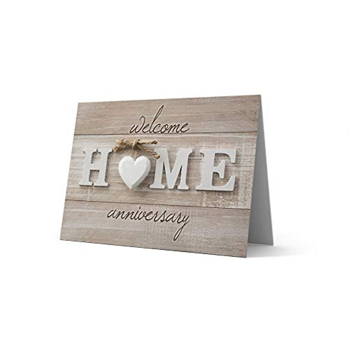 Note Card Cafe All Occasion Greeting Card Set with Envelopes | 36 Pack | Welcome Home Anniversary Design | Blank Inside, Glossy Finish | For Greeting Cards, Housewarming, New Home, Thank You, Realtor