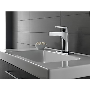 Delta Faucet 574T-DST, Chrome Zura Single Handle Centerset Lavatory Faucet with Touch2O.xt Technology