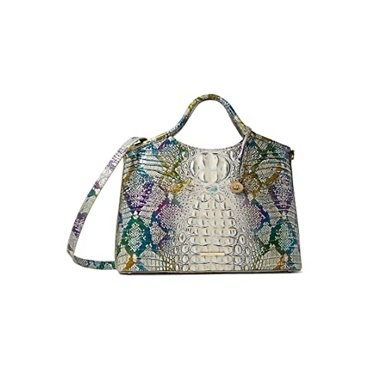 BRAHMIN Ombre Melbourne Elaine Satchel Spellbound One Size