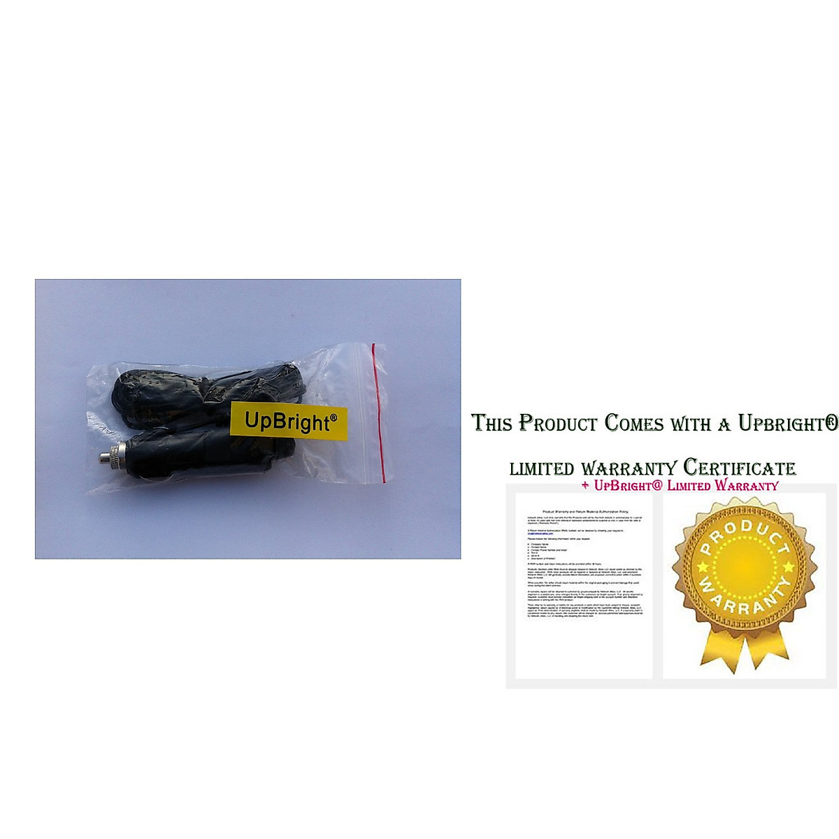 Cobra Straight Power Cord for Cobra Radar Detectors