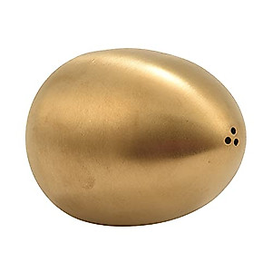 PRIZOM Stainless Steel Cruet Bottles Salt Shaker Cans Shakers Condiment Box Cooking Seasoning BBQ Gold