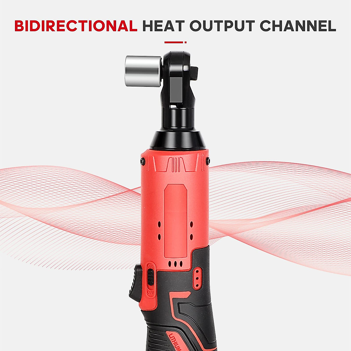 FAHKNS 3/8 Cordless Electric Ratchet Wrench Wrenches Set 45 N.m 400RPM Power 12V 1300mAh, 2 Sockets (10mm 12mm) And Charger Trigger Angle Tool (6 Sets)