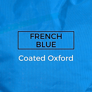 Cali Little Bear Sack Bean Bag Chair, Dirt-Resistant Coated Oxford Fabric, Flexible Seating for Children, Kid's Furniture for Bedrooms, Playrooms, Daycare, Preschool - French Blue (2-Pack)