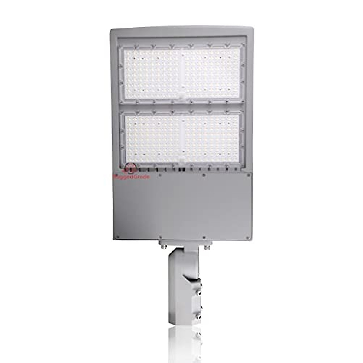300 Watt LED NextGen II Parking Lot Lights – 40,000 Lumens – Super Efficiency 130 Lumen to Watt - 5000K - with Photocell - Silver/Gray Housing