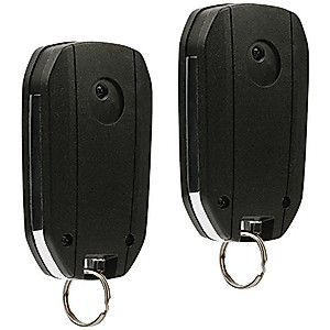 Flip Key Fob Keyless Entry Remote fits Chevy Impala Monte Carlo / Cadillac DTS / Buick Lucerne (OUC60270, OUC60221), Set of 2
