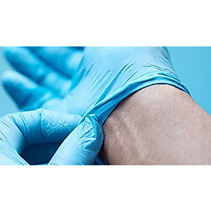 EMPIRE - Blue Nitrile Exam Gloves - Premium Grade - Non-Sterile - Powder Free - Single Use, Disposable - Latex Free - For Lab, Food Service, Home, & More - Medium - 1000 Count Case