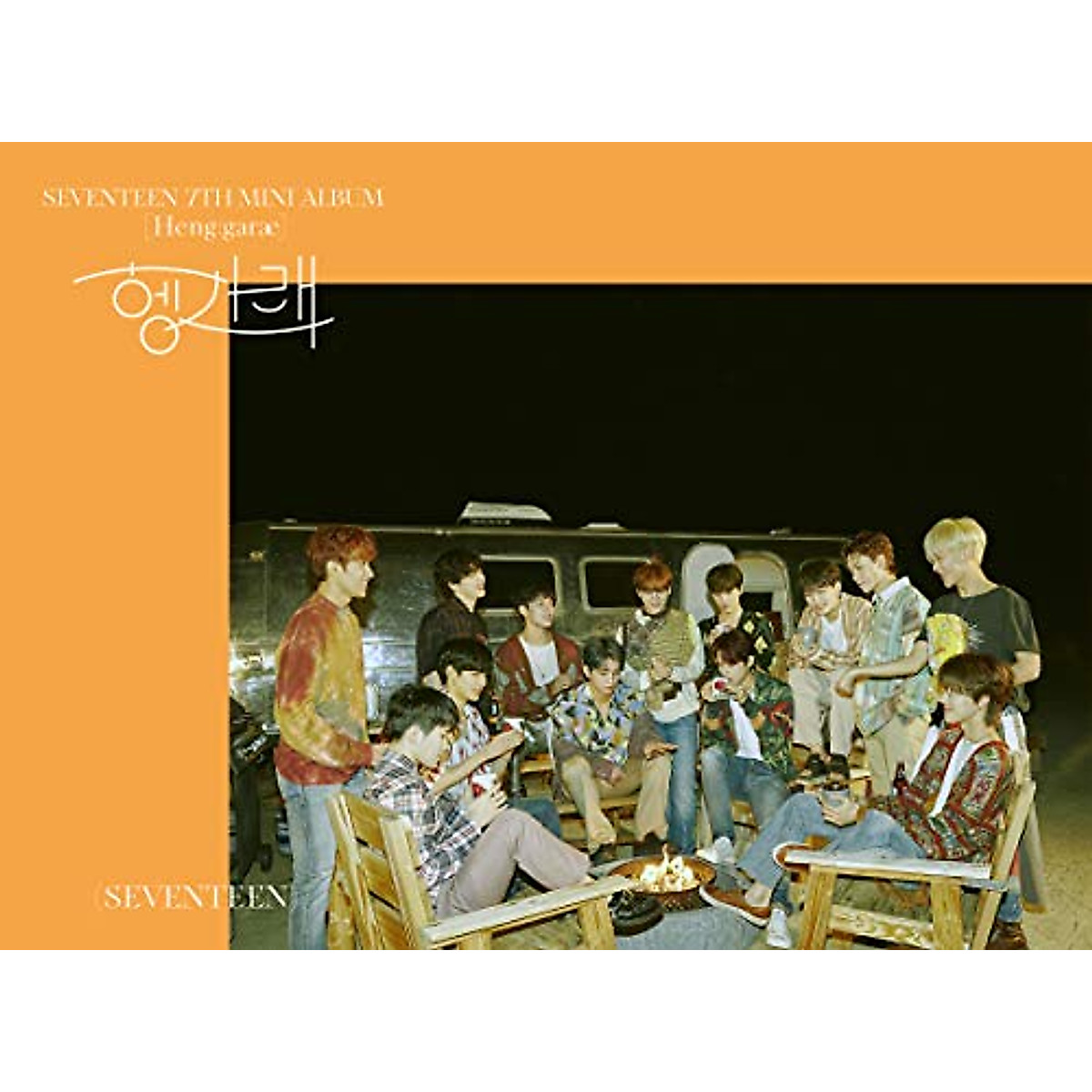 Seventeen 'Heng:garae' 7th Mini Album Random Version CD+Book+Sticker+Lyric Paper+2p PhotoCard+1p Bookmark+Tracking Sealed