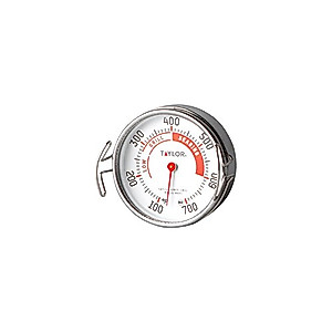 Taylor Classic Line Grill Guide Thermometer (100- to 700-Degrees Fahrenheit), 6 x 4 x 1.3 inches