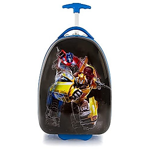 Heys Transformers Boy's 18 Inch Hardside Carry-on Luggage Wheeled Suitcase (Blue-Black)