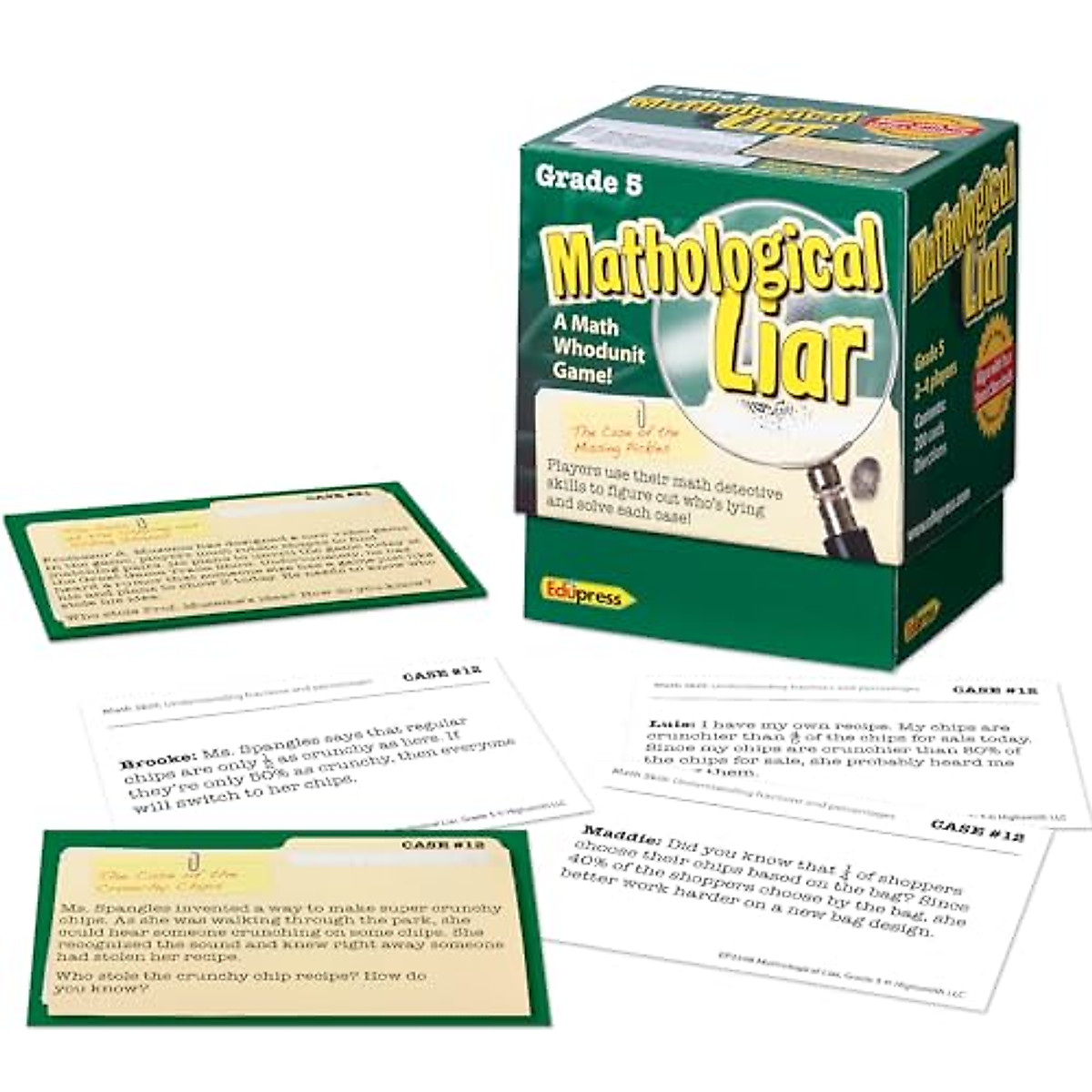 Edupress Mathological Liar Game, Grade 5 (EP63398)