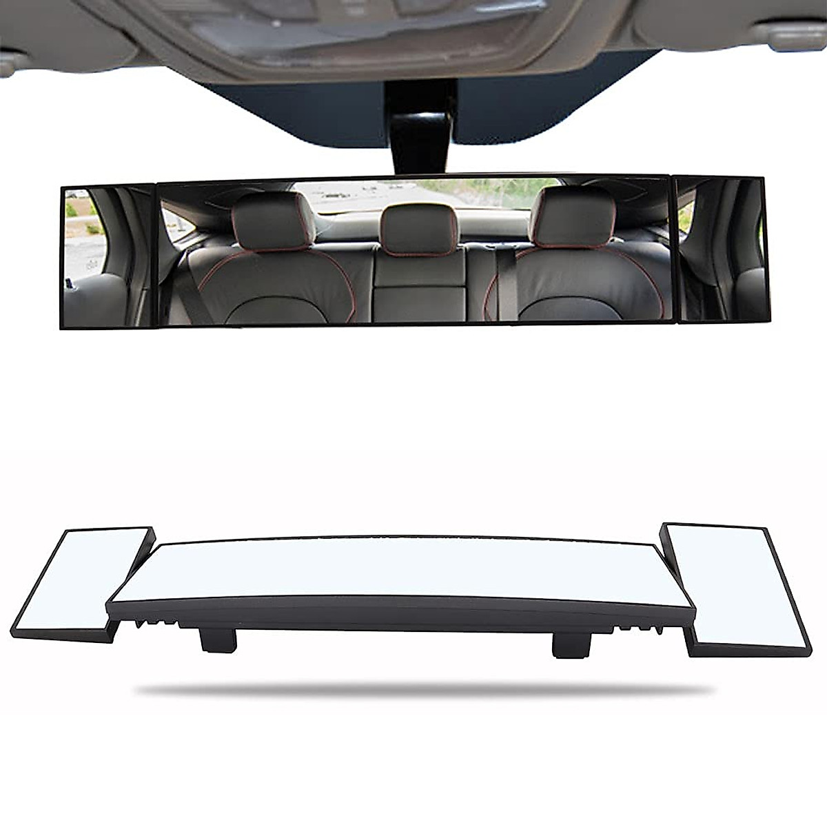 Car HD Rear View Mirror Wide-angle Adjustable Interior Mirror Large Rearview Mirror for Rear Seat Baby Safety Universal for Car SUV