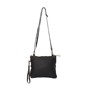 Myra Bag White & Black Cowhide Shade Bag S-1172