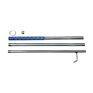 RAOMEIDE 48" Fire Poker for Fire Pit Outdoor Heavy Duty, Portable Collapsible Campfire Poker Stick, Firepit Poker Long, Fireplace Poker Tool Only