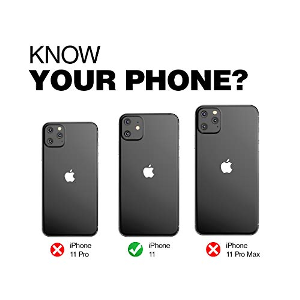 Encased iPhone 11 Belt Clip Case (DuraClip Series) Ultra Slim Cover with Holster (Black)