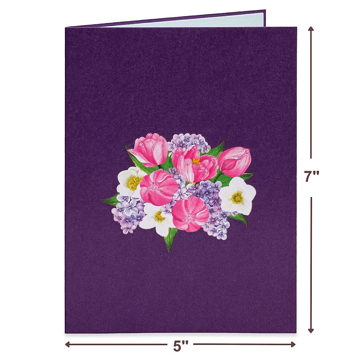 Paper Love Flower Watering Can 3D Pop Up Card, For All Occasion, Birthday, Graduation, Wedding, Mother's Day, Valentine's Day, Thank You, Get Well or Just Because - 5" x 7" Cover - Includes Envelope