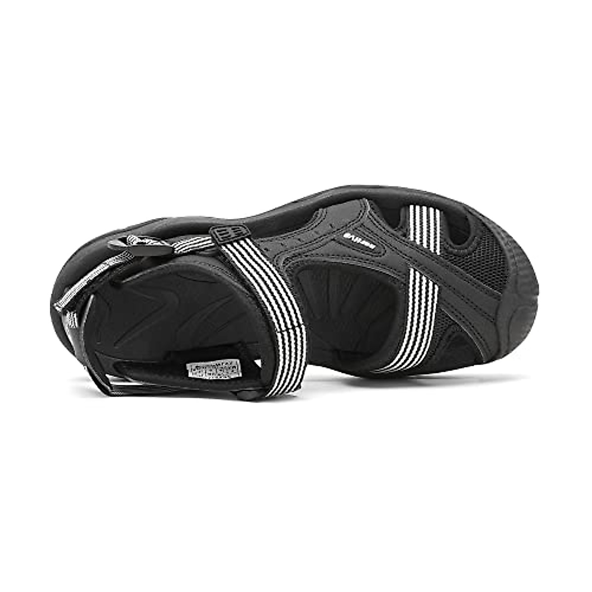 NORTIV 8 Sandals for Women Closed Toe Athletic Sport Sandals Womens Summer Shoes Lightweight Trail Walking Sandals for Women BLACK Size 9 US SNAS221W