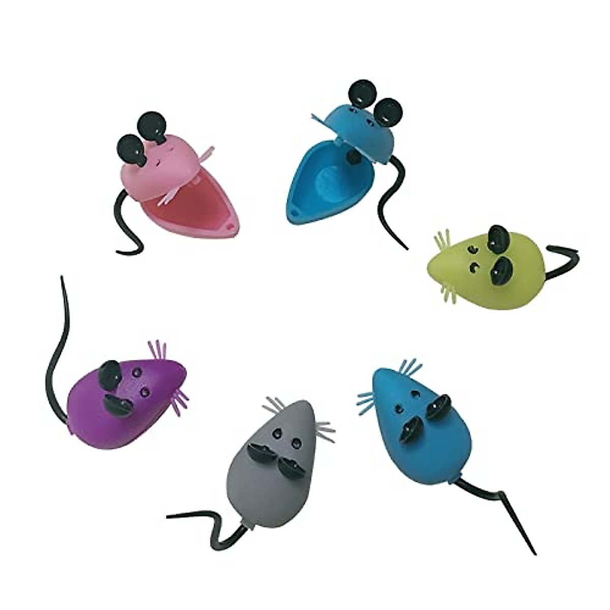 Teeth Storage Box, YOUYA DENTAL Lovely Baby Milk Tooth Fairy Box Tooth Organizer Teeth Saver Box Tooth Holder for Baby with 3D Mouse Shape Cases Gift for Kids Keepsake-White(50 Pieces)