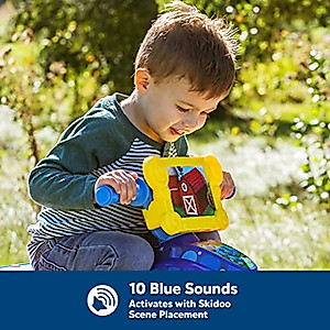 Kid Trax Blues Clues & You! Skidoo Toddler Electric Quad Ride On Toy, 6 Volt, Kids 1.5-2.5 Years Old, Max Rider Weight 44 lbs, Blue,Blue/Red