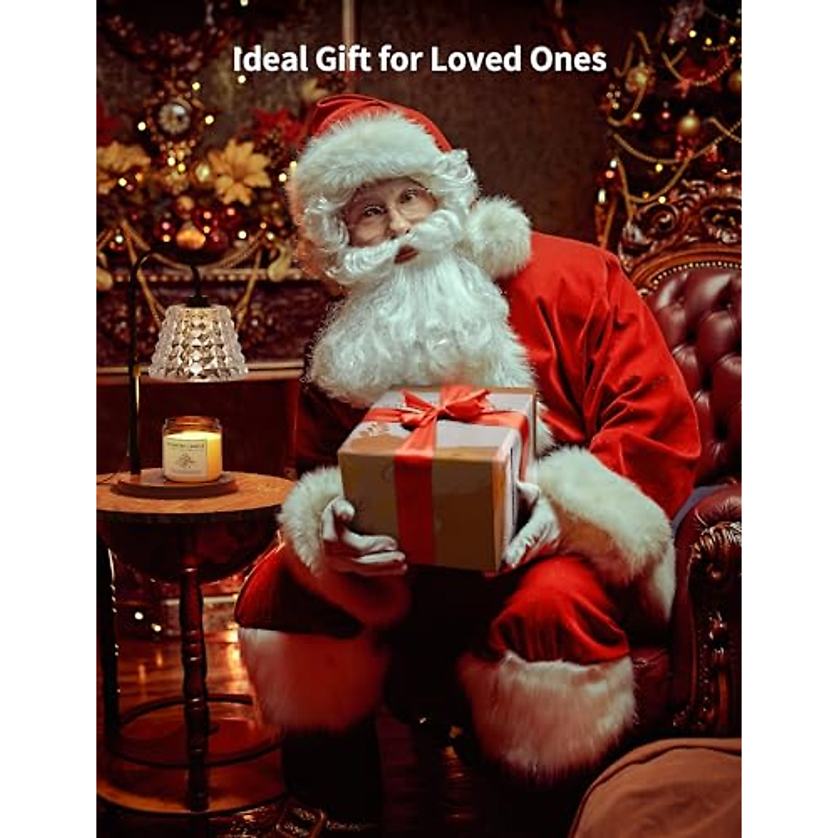 Candle Warmer Lamp with Timer - Adjustable Height w/2 Bulbs, 4 Levels Dimmable -Ideal Bedroom Home Decor & Graduation Gifts for Women Electric Wax Melter Widened Design for Various Scented Candles