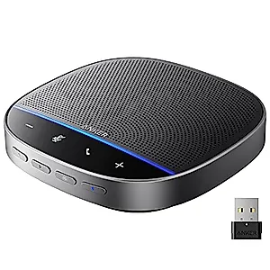 Anker PowerConf S500 Speakerphone with Zoom Rooms and Google Meet Certifications, USB-C Speaker, Bluetooth Speakerphone for Conference Room, Conference Microphone with Premium Voice Pickup