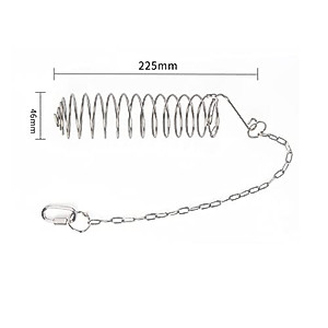 ACSUZ Bird Feeder Pole Parrots Foraging Toys for Birdcage Spiral Metal Bird Food Holder with Hook Stainless Steel