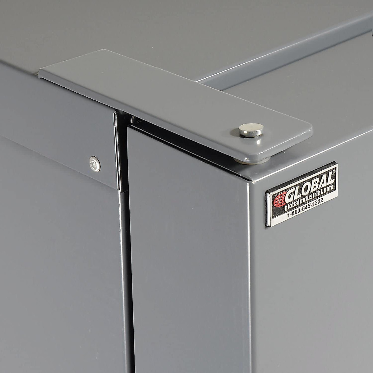 Global Industrial Bin Cabinet with 156 Blue Bins, 38x24x72, Assembled