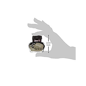 Pelikan 4001 Bottled Ink for Fountain Pens, Brilliant Black, 30ml, 1 Each (301051)