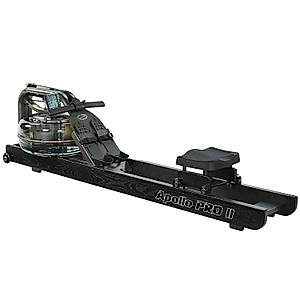 First Degree Fitness Apollo II Reserve AR Indoor Water Rowing Machine, Black