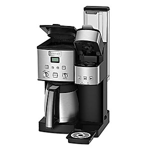 Cuisinart SS-20P1 10-Cup Thermal Coffeemaker and Single-Serve Brewer Coffee Center & SS-20P1 10-Cup Thermal Coffeemaker and Single-Serve Brewer Coffee Center, Glass, Stainless Steel