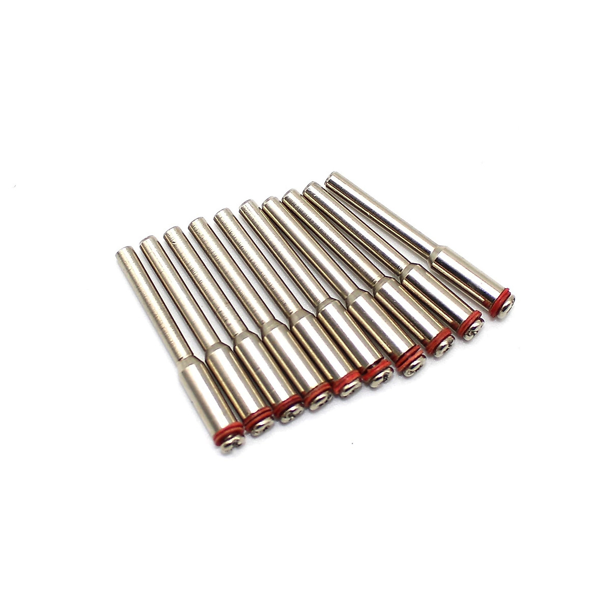 TEMO 10 pc 2 mm (5/64 Inch) Cut Off Wheel Screw Mandrel 1/8 Inch Shank Holder for Dremel Rotary Tools