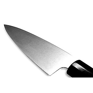 Seki Japan Japanese Seki SANBONSUGI Sushi Chef Knife, 420J2 Stainless Steel Sashimi Deba Knife, Wood Handle, 105 mm (4.1 in)