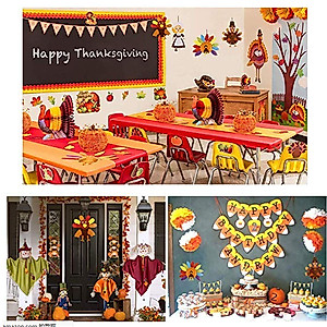 Turkey Craft Kits Thanksgiving & Autumn |Thankful Turkey Making Kit |DIY Festive Fall Thanksgiving Party Game |Door Hanging Ornament Decoration Supplies for Kids and Adults (5 Set Hanging)
